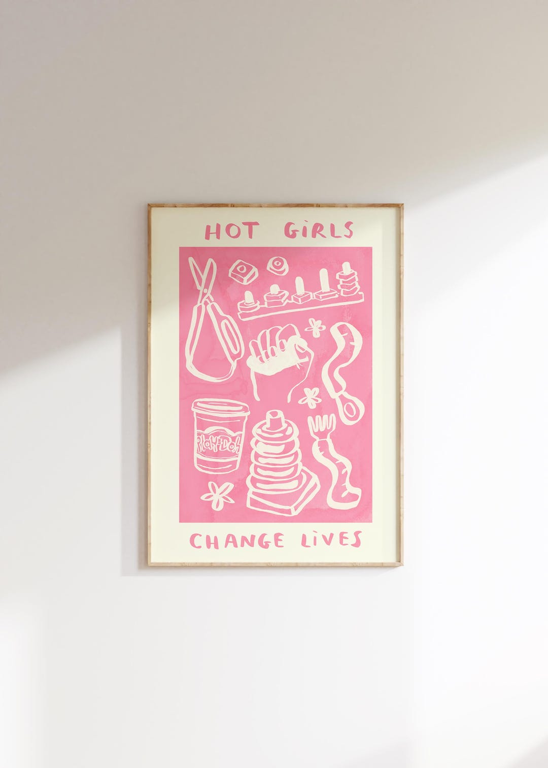 Hot Girls Change Lives Wall Print - Paediatric Occupational Therapy ...