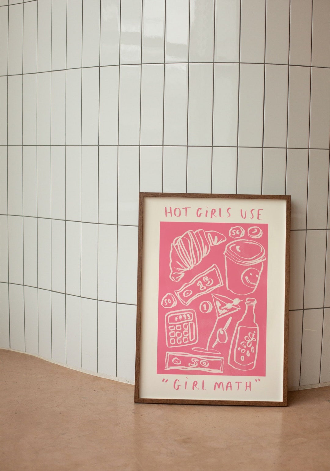 Digital Download Girl Math Wall Print | Hot Girls Use Girl Math Wall ...