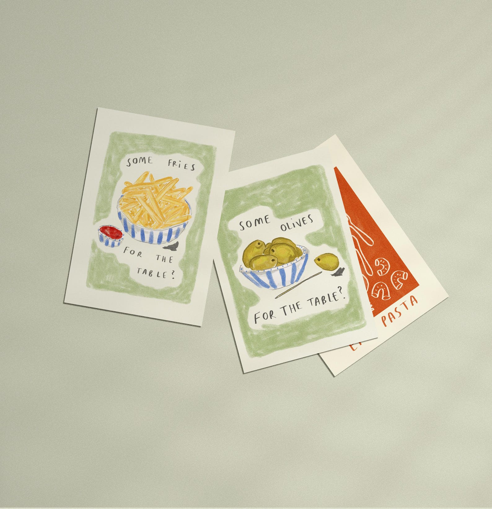 Fries for the Table Wall Print | Food and Drink Poster | Chips ...