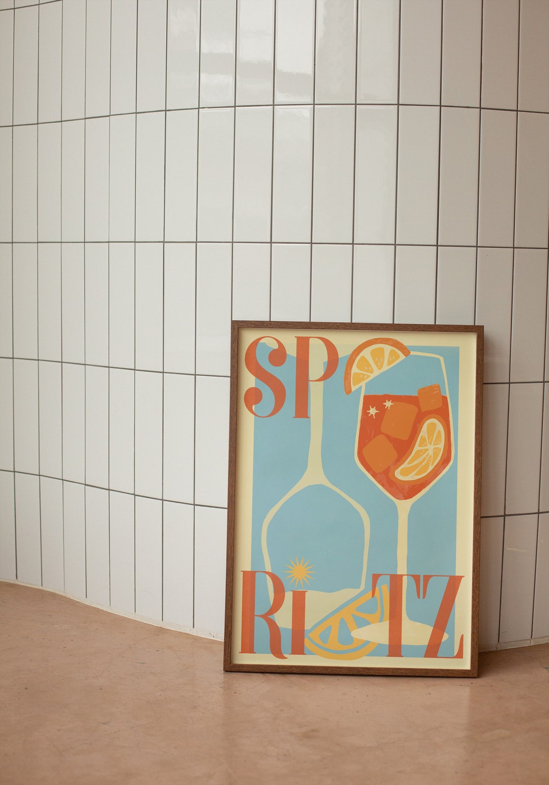 Aperol Spritz Digital Download | Cocktail Wall Poster | Drinks Lovers ...