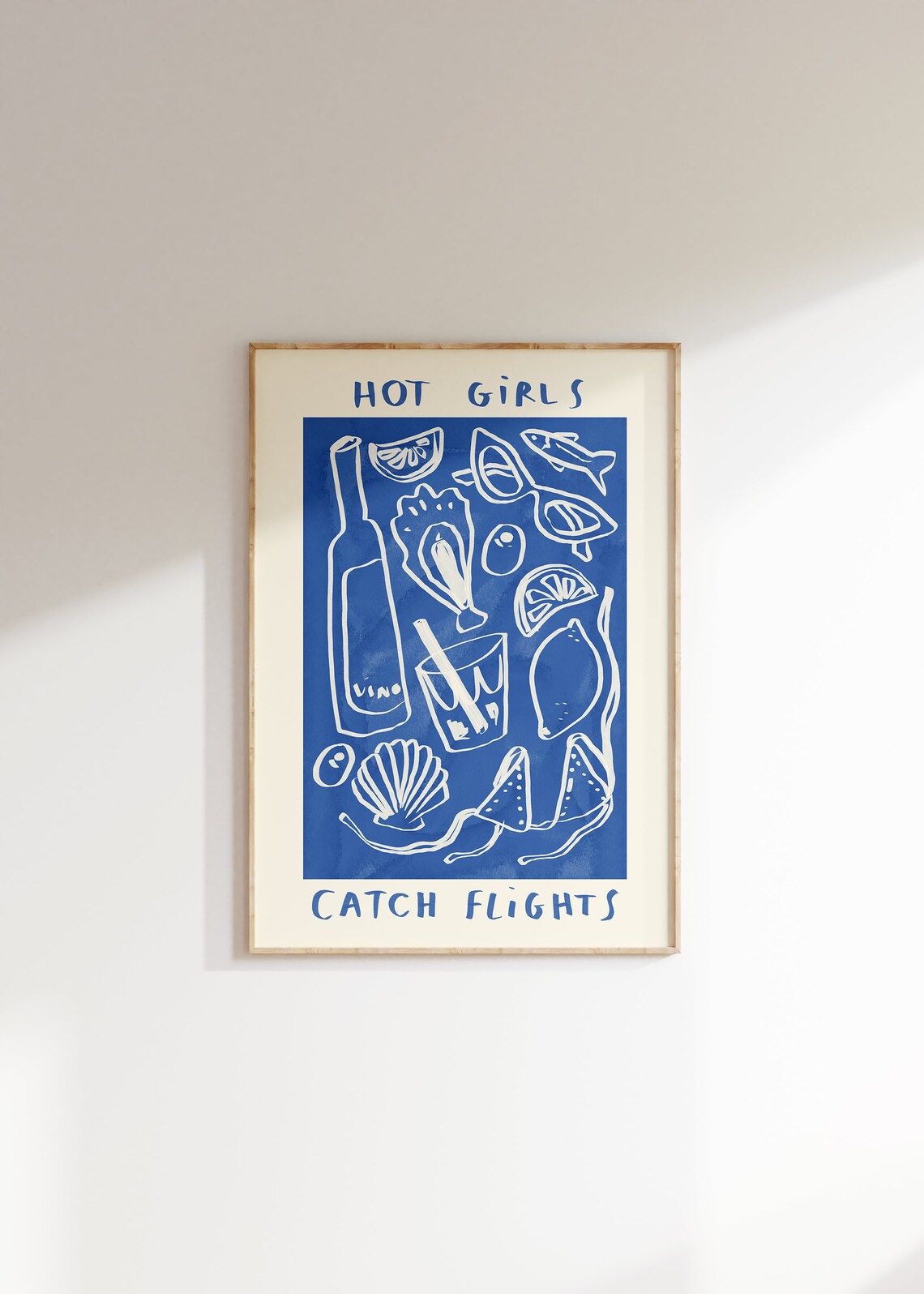Digital Download Hot Girls Catch Flights Wall Print | Euro Summer ...