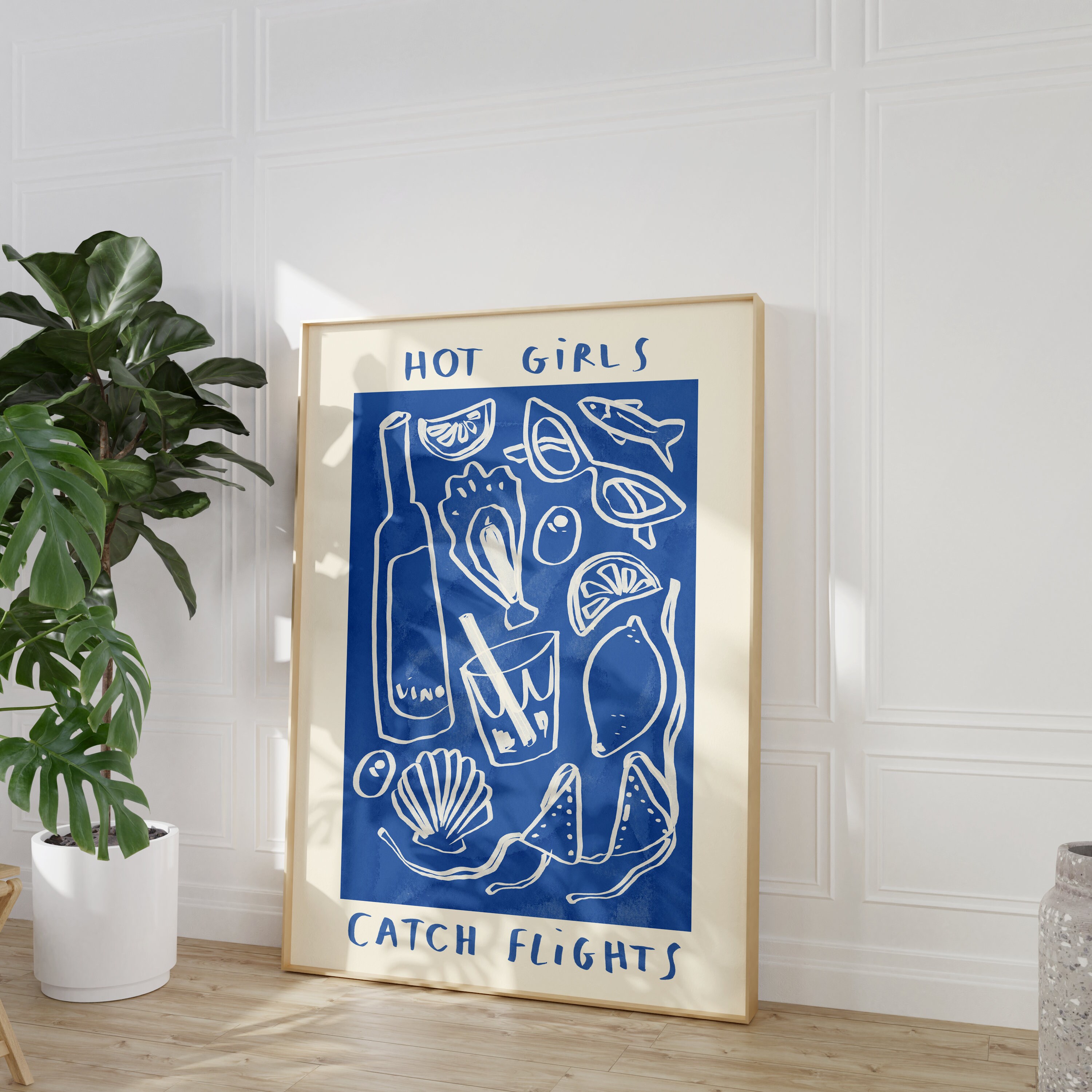Digital Download Hot Girls Catch Flights Wall Print | Euro Summer ...