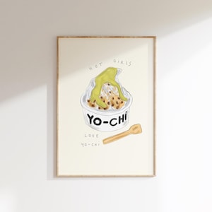 Digital Download Hot Girls Love Yochi Wall Print | Food and Drink ...
