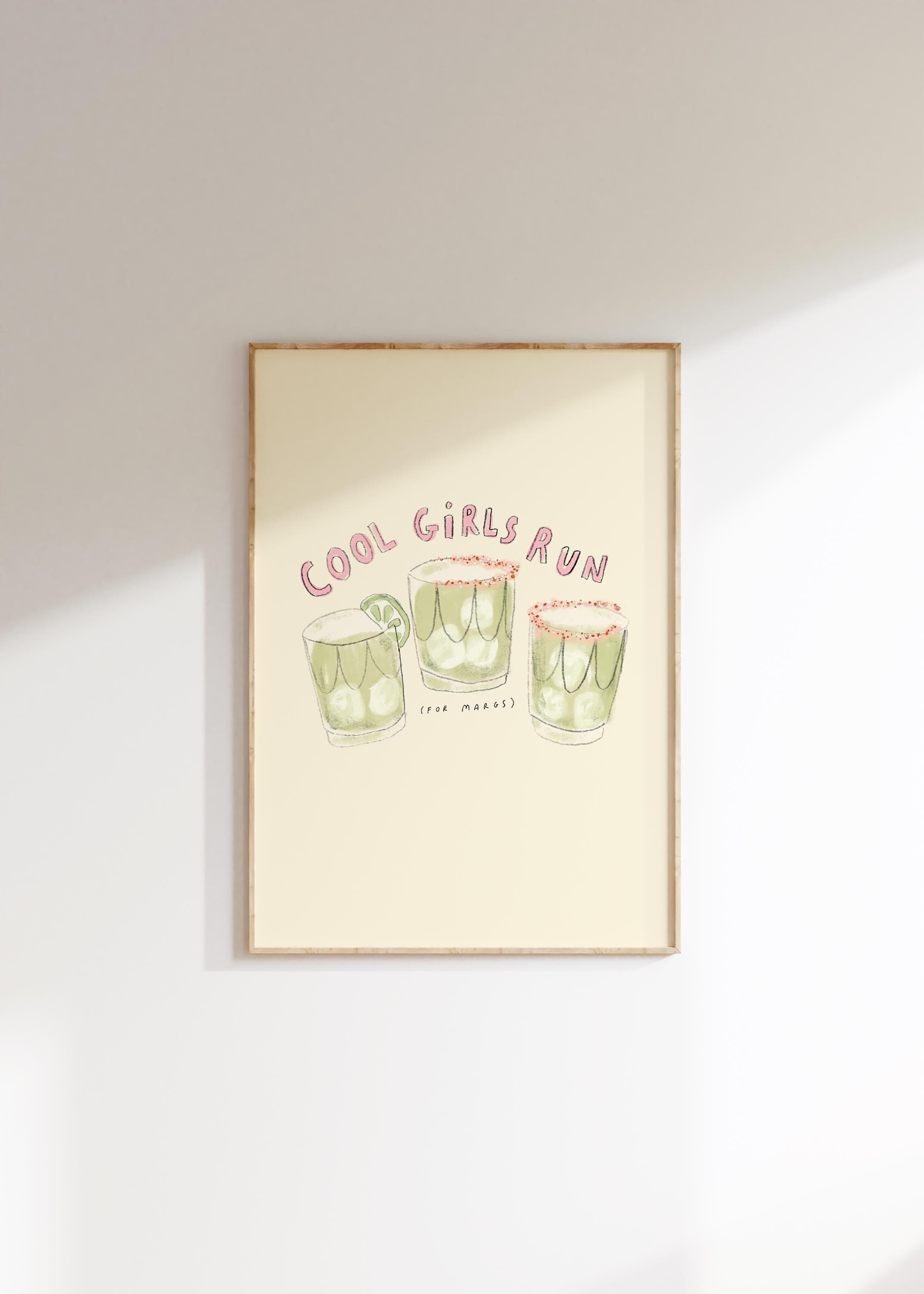 Custom Your Favourite Things Illustrated Poster | Customised Wall Art ...