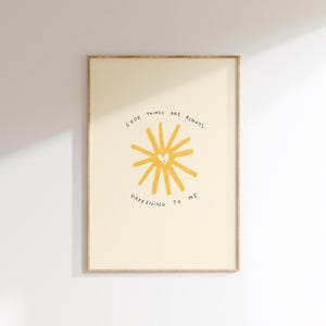 Digital Download Good Things Are Always Happening Wall Print | Positive ...