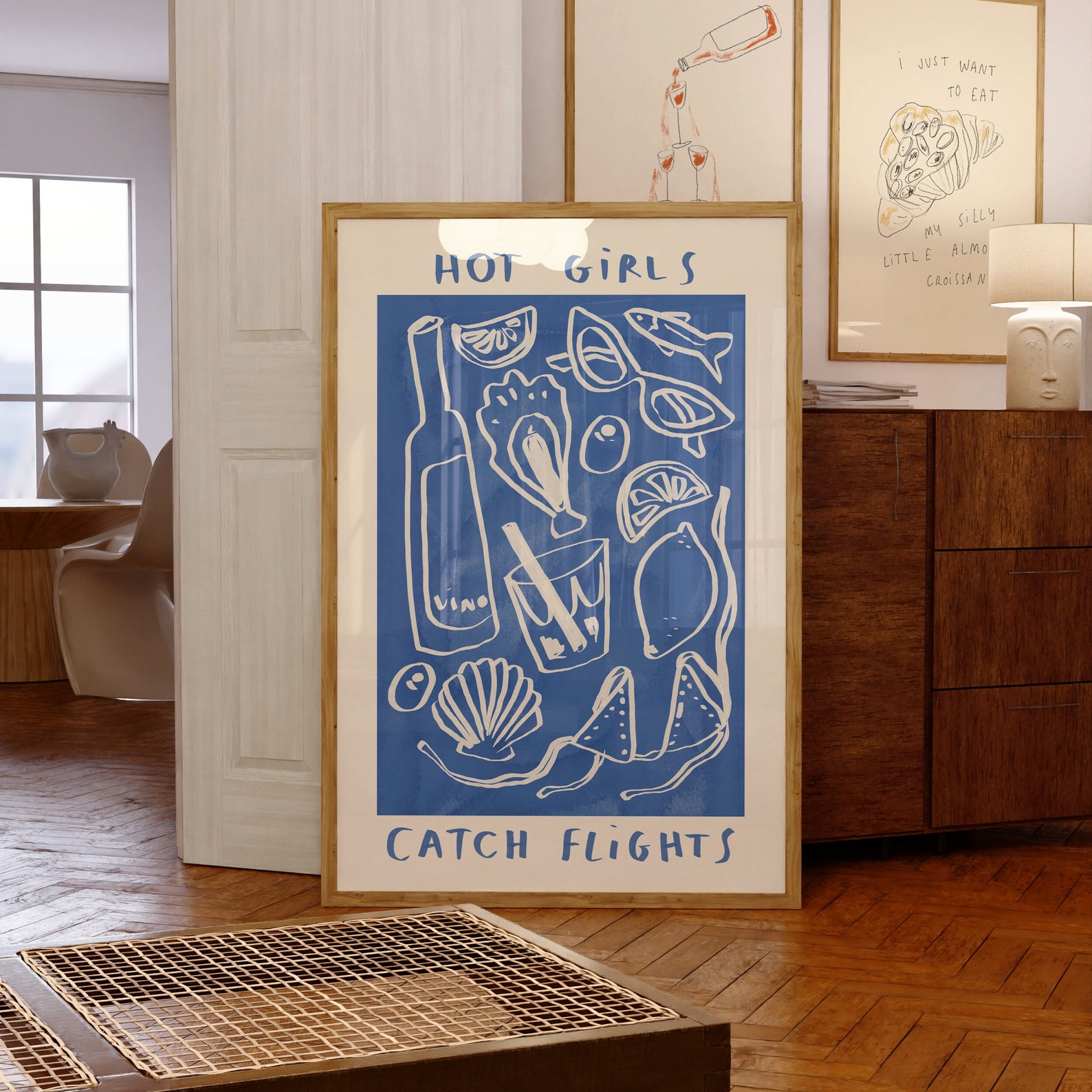 Digital Download Hot Girls Catch Flights Wall Print | Euro Summer ...