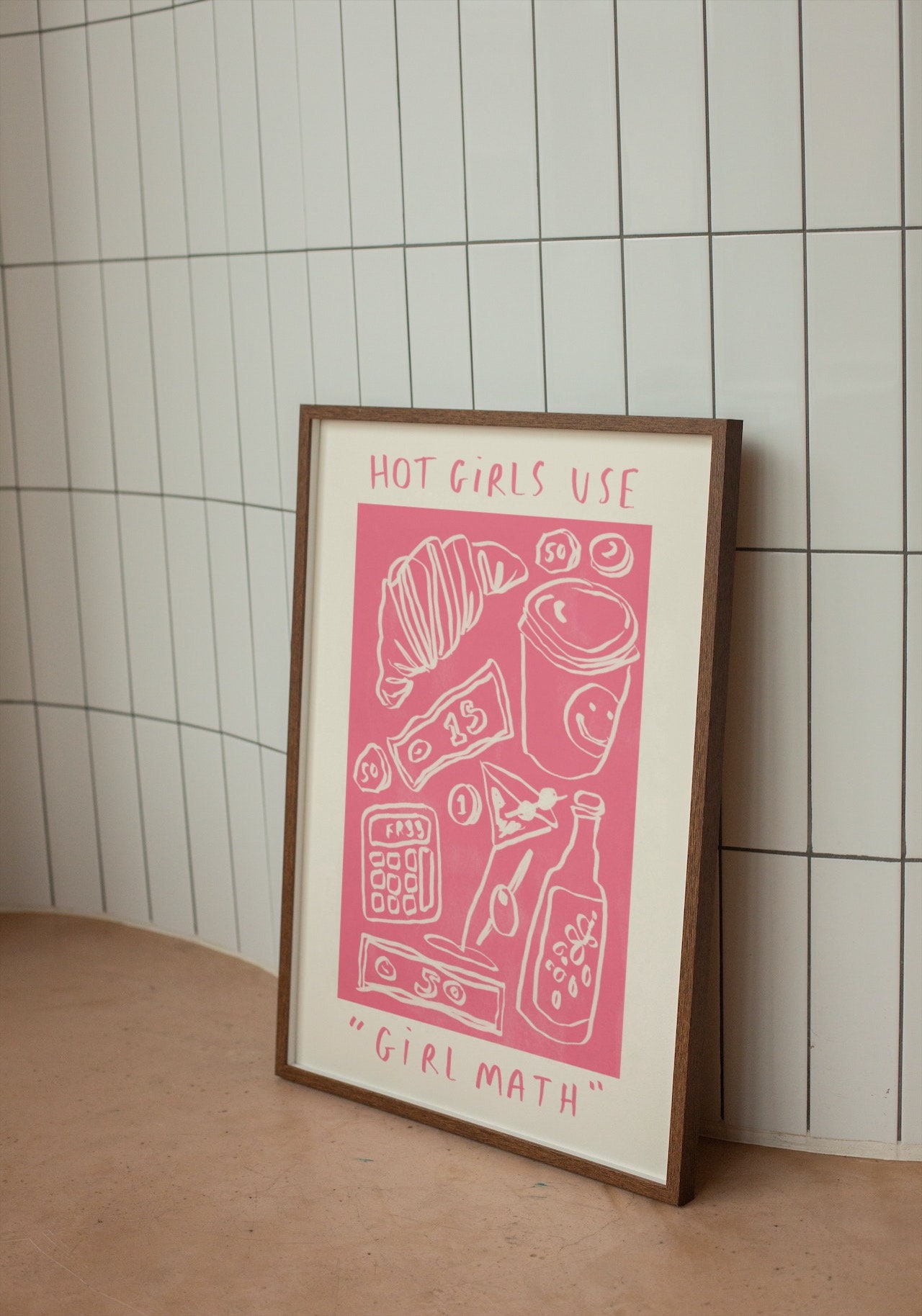 Digital Download Girl Math Wall Print | Hot Girls Use Girl Math Wall ...