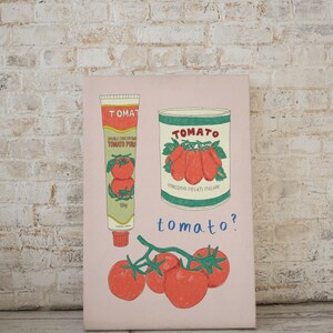 Digital Download Tomato Recipe Poster | Tomato Girl Aesthetic | Tomato ...