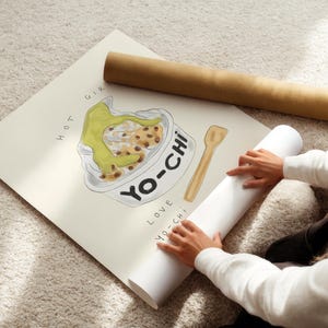 Digital Download Hot Girls Love Yochi Wall Print | Food and Drink ...