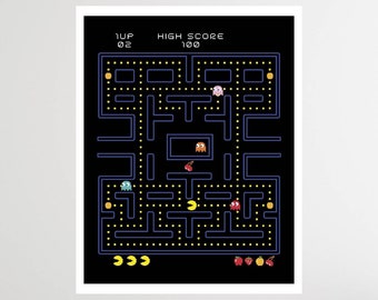 80s Video Game | Etsy