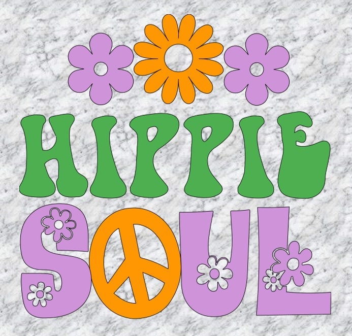 Hippie Soul Svg Png Digital Design Etsy