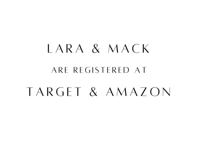 Wedding Invitation Inserts Template - Etsy