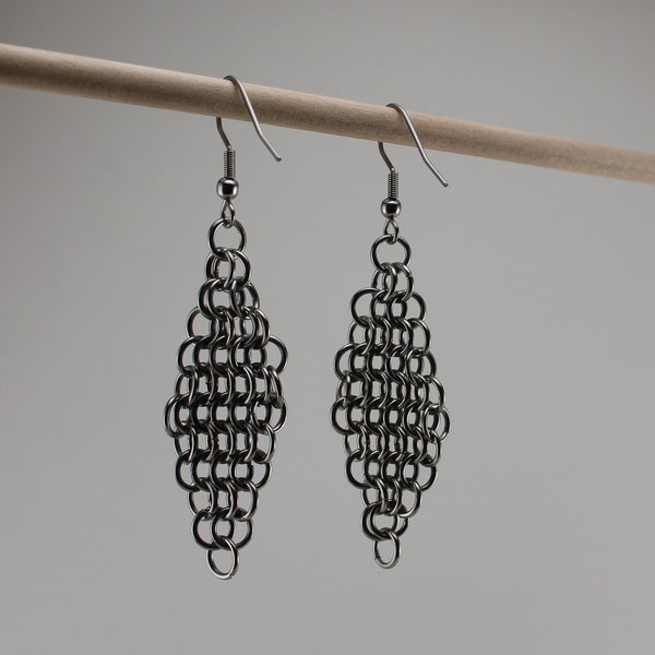 Chainmaille Earrings - Etsy