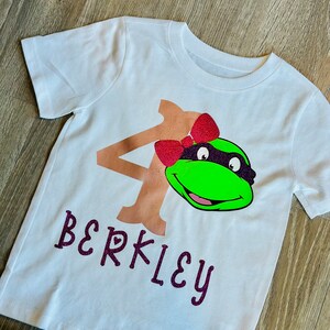 Custom Ninja Turtle Birthday Shirt - Etsy