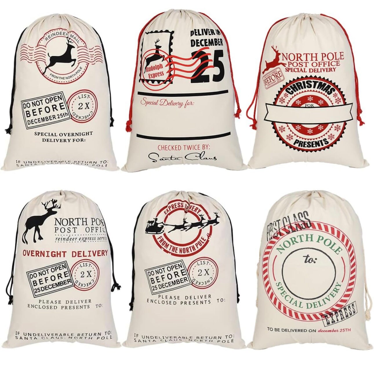 Santa Sacks - Etsy