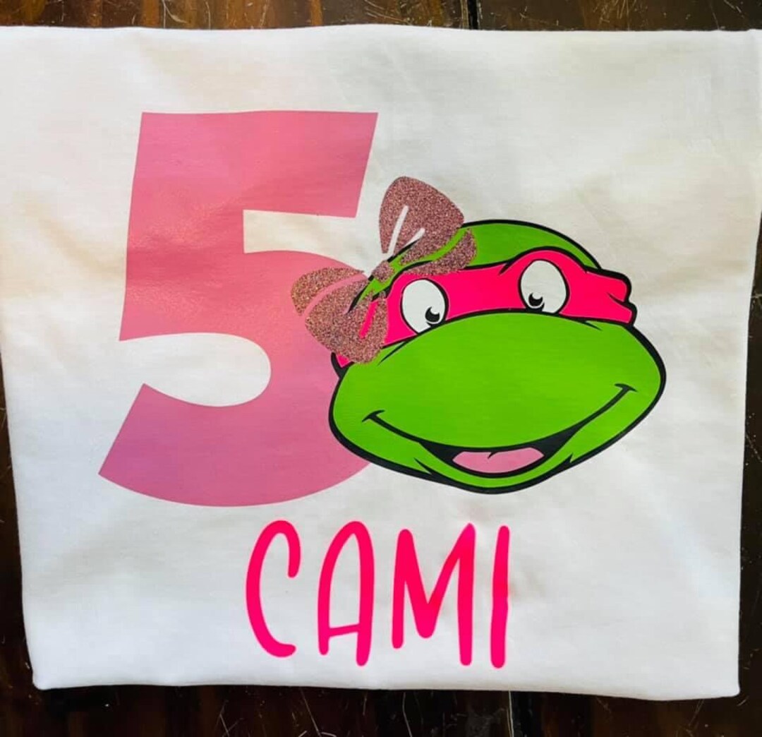 Custom Ninja Turtle Birthday Shirt - Etsy