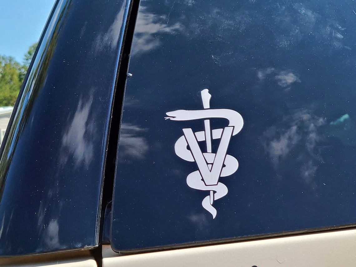 Veterinary Symbol Vet Tech Caduceus Veterinary School Vet - Etsy