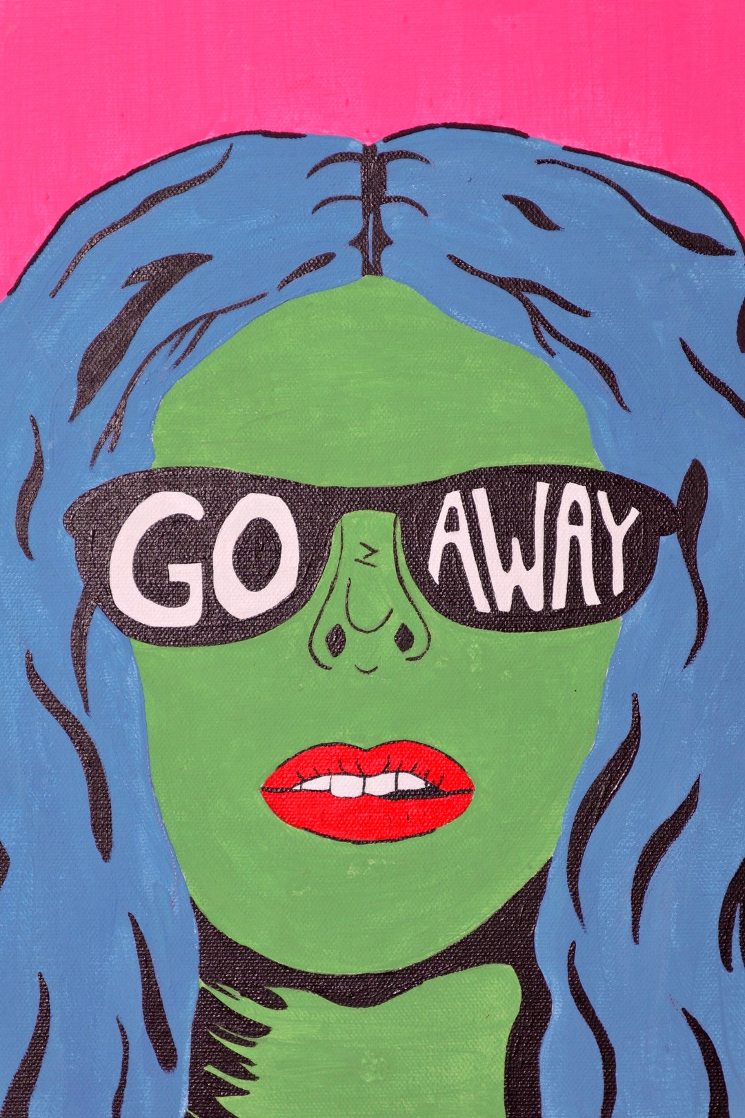 DIGITAL Go Away Art Print - Etsy