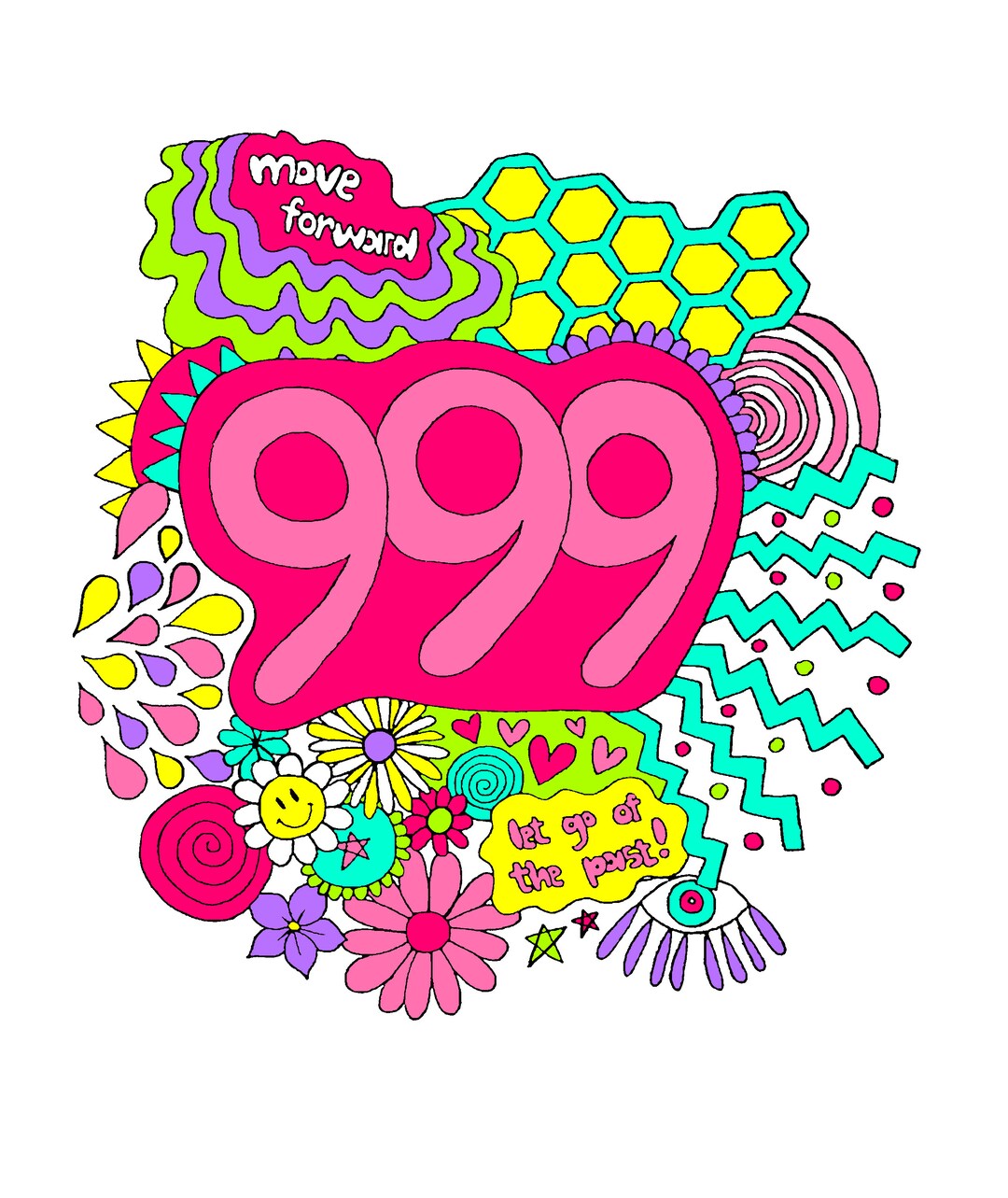 999 Coloring Page Angel Numbers Adult Coloring - Etsy Ireland