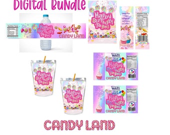 Candyland Labels | Etsy