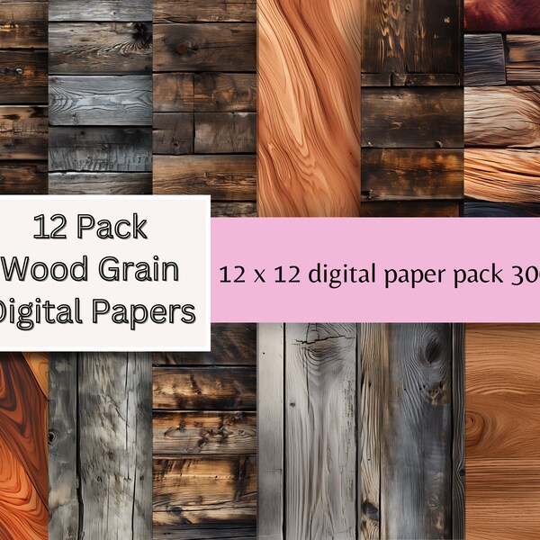 Wood Grain Print - Etsy