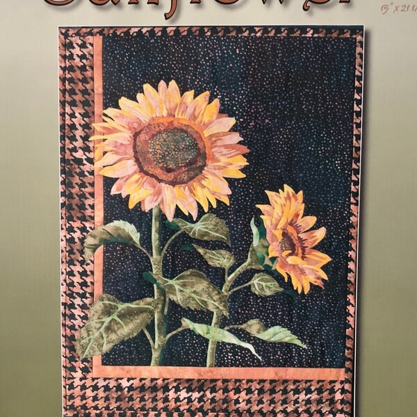 Sunflower Wall Hanging Quilt Pattern - Etsy