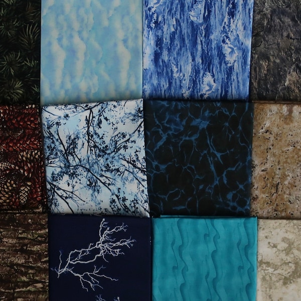 Nature Fabric Prints - Etsy