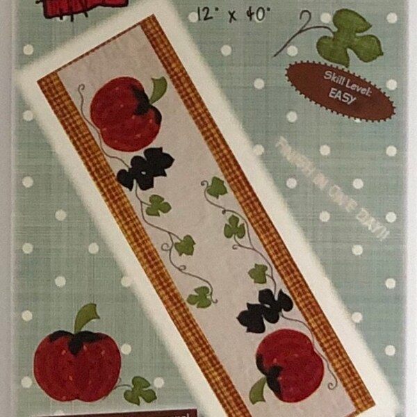 Pumpkin Table Runner Quilt Pattern - Etsy