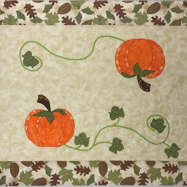 Pumpkin Table Runner - Etsy