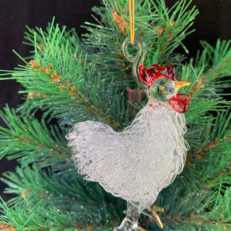 Fused Glass Chicken Art - Etsy