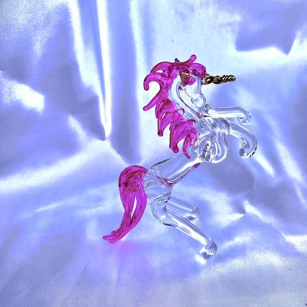 Glass Unicorn - Etsy