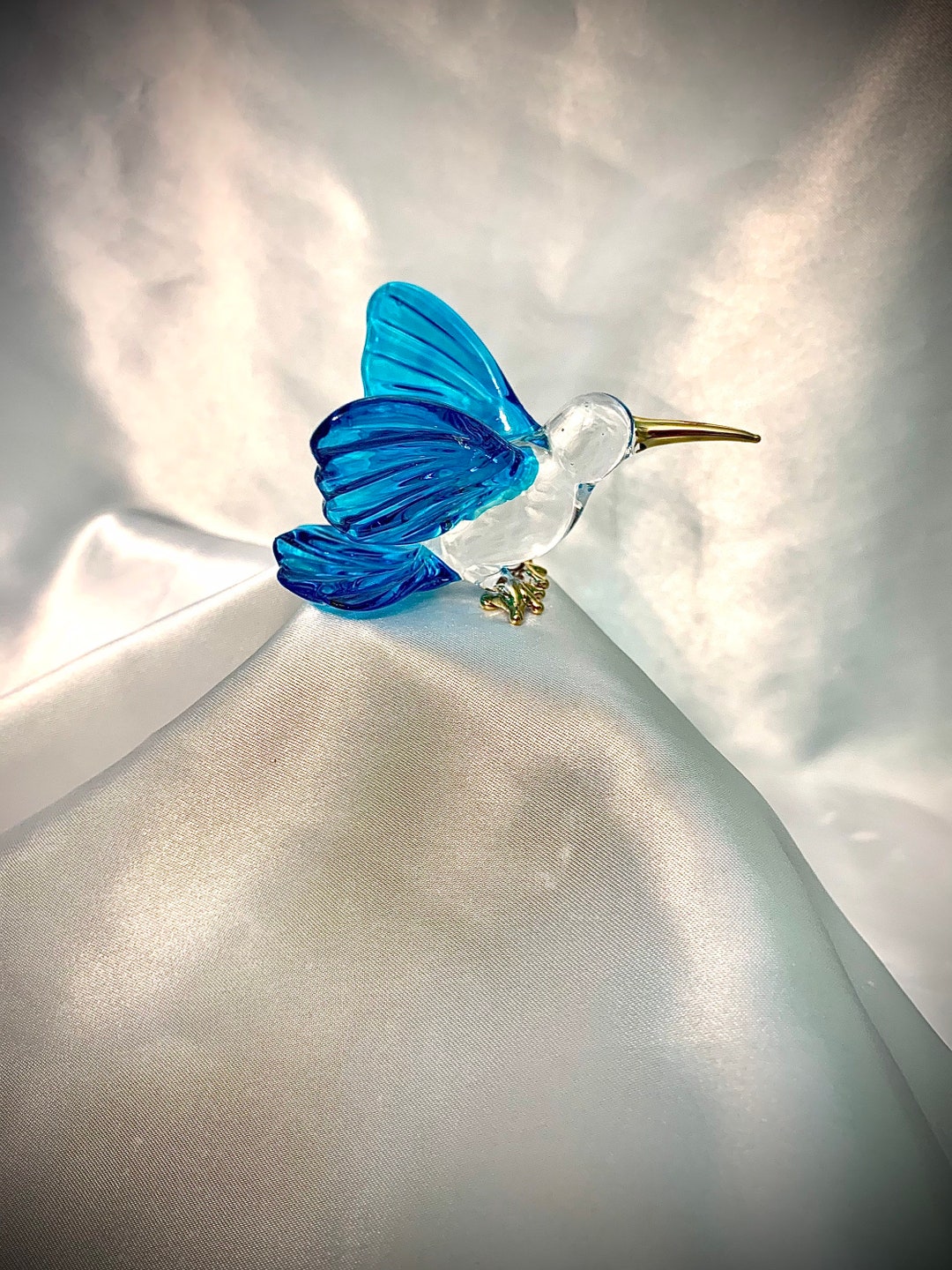 Glass Hummingbird - Etsy