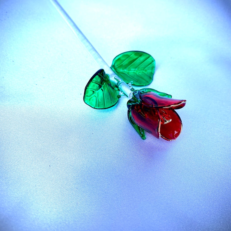 Blown Glass Flowers - Etsy