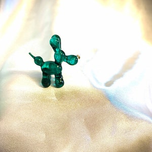 Tiny Glass Balloon Dog - Etsy