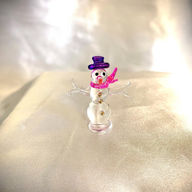Miniature Snowman - Etsy