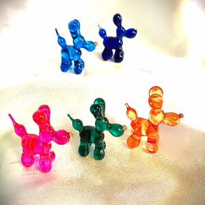 Tiny Glass Balloon Dog - Etsy
