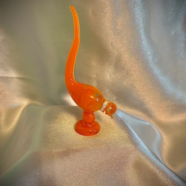 Viking Glass Long Tail Bird - Etsy