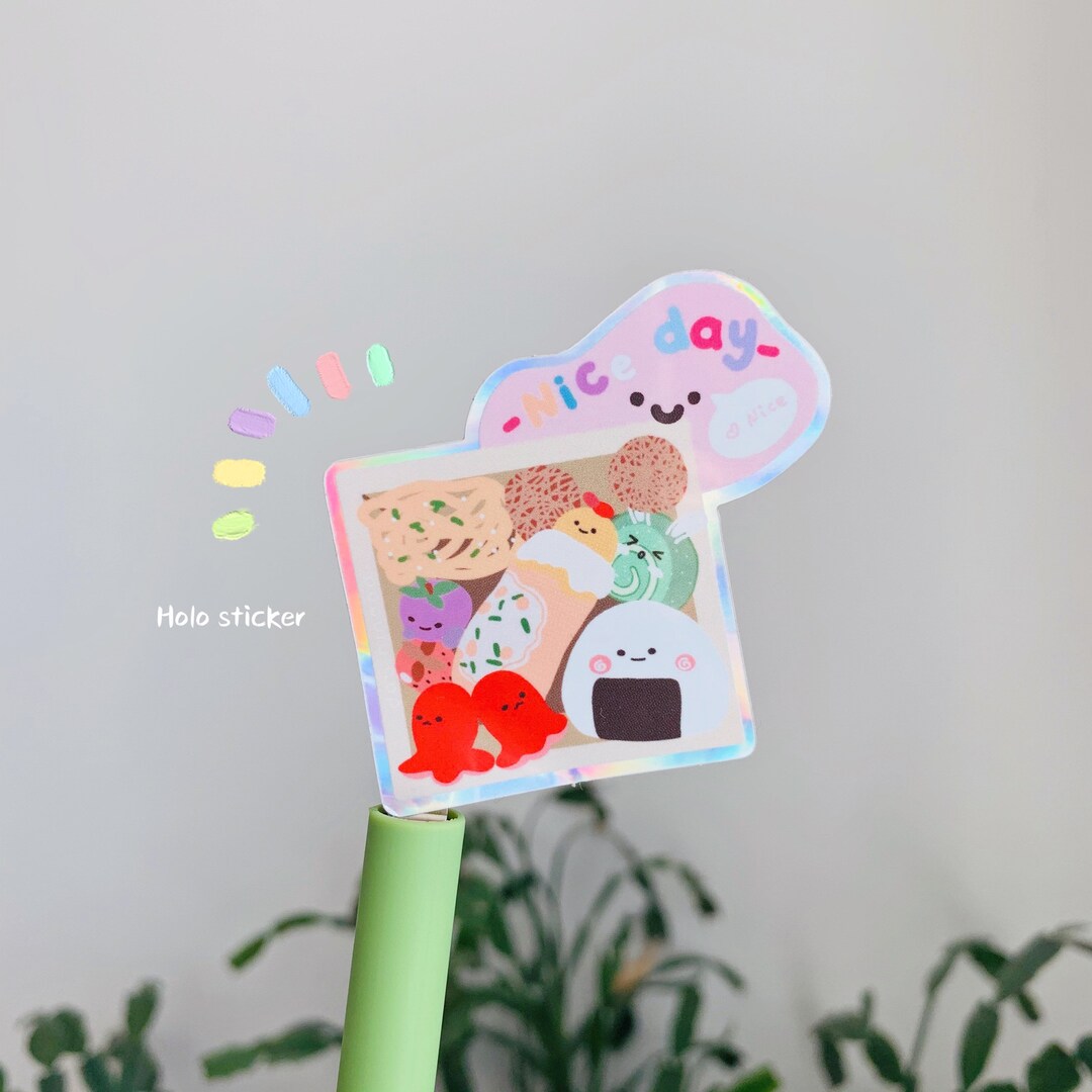 Holo Cute Sticker/ Scrapbook or Laptop/ Ipad Sticker/ Laptop - Etsy Sweden