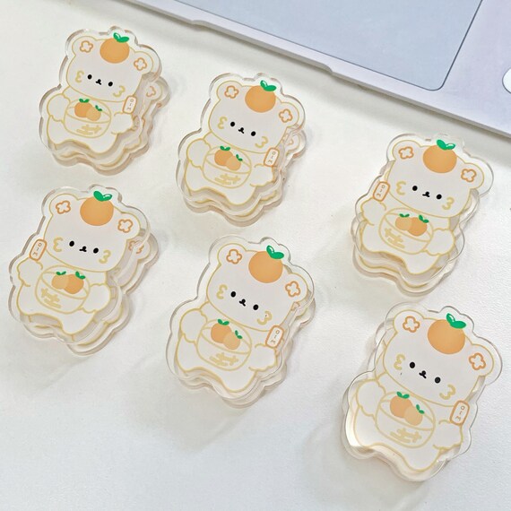 BEAR PAPER Clips/cute Clips /kawaii Clips/bujo Clips/ - Etsy