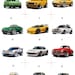 Vintage European Car Clipart Set, Retro Classic Cars PNG Pack ...