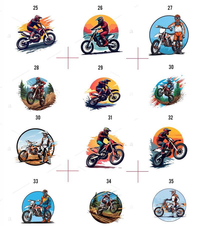 Motocross Clipart PNG, Extreme Dirt Bike Motocycle Rider Graphics ...