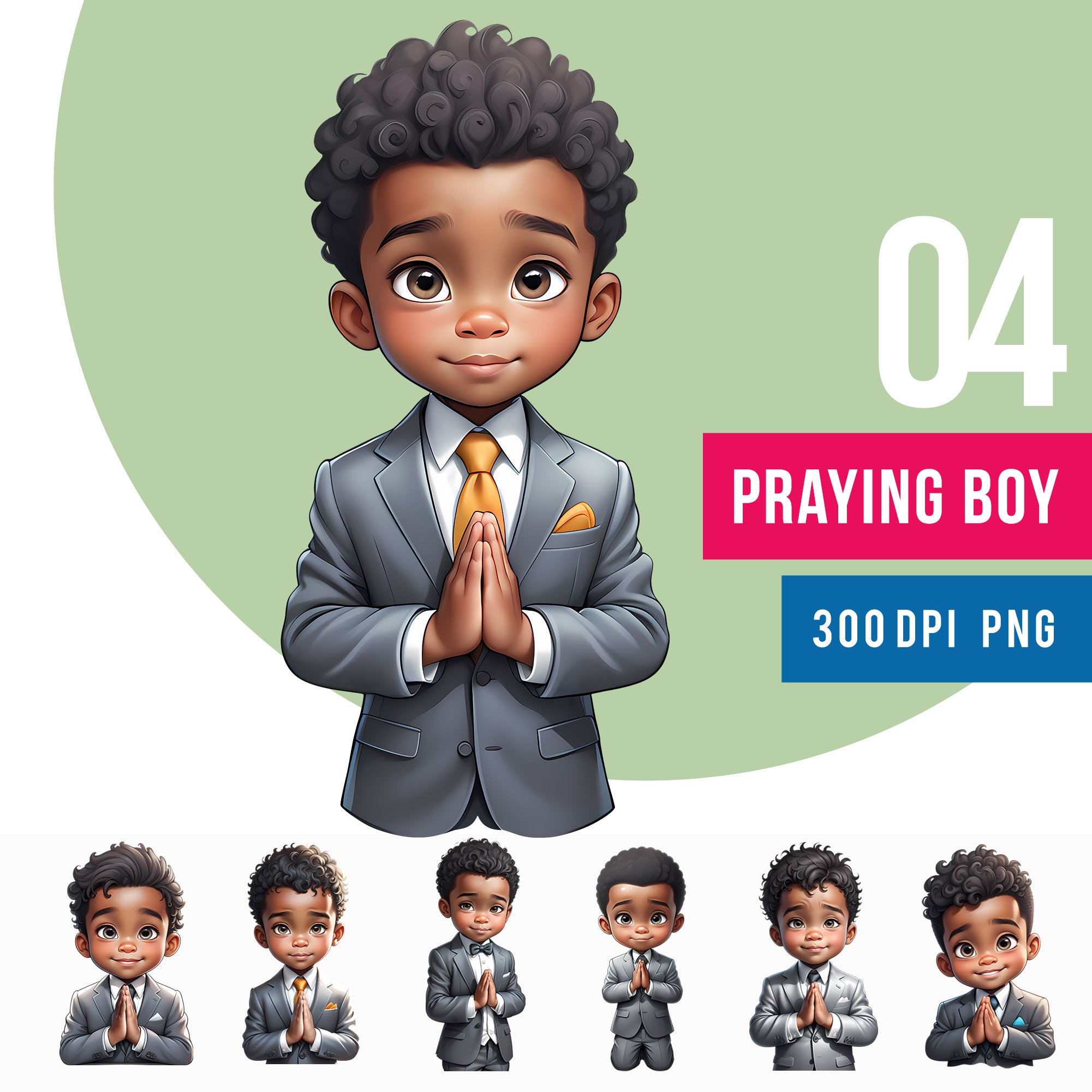 Joyful Boy Praying Clipart, Religious Black Boy Pray, Children Png, God ...
