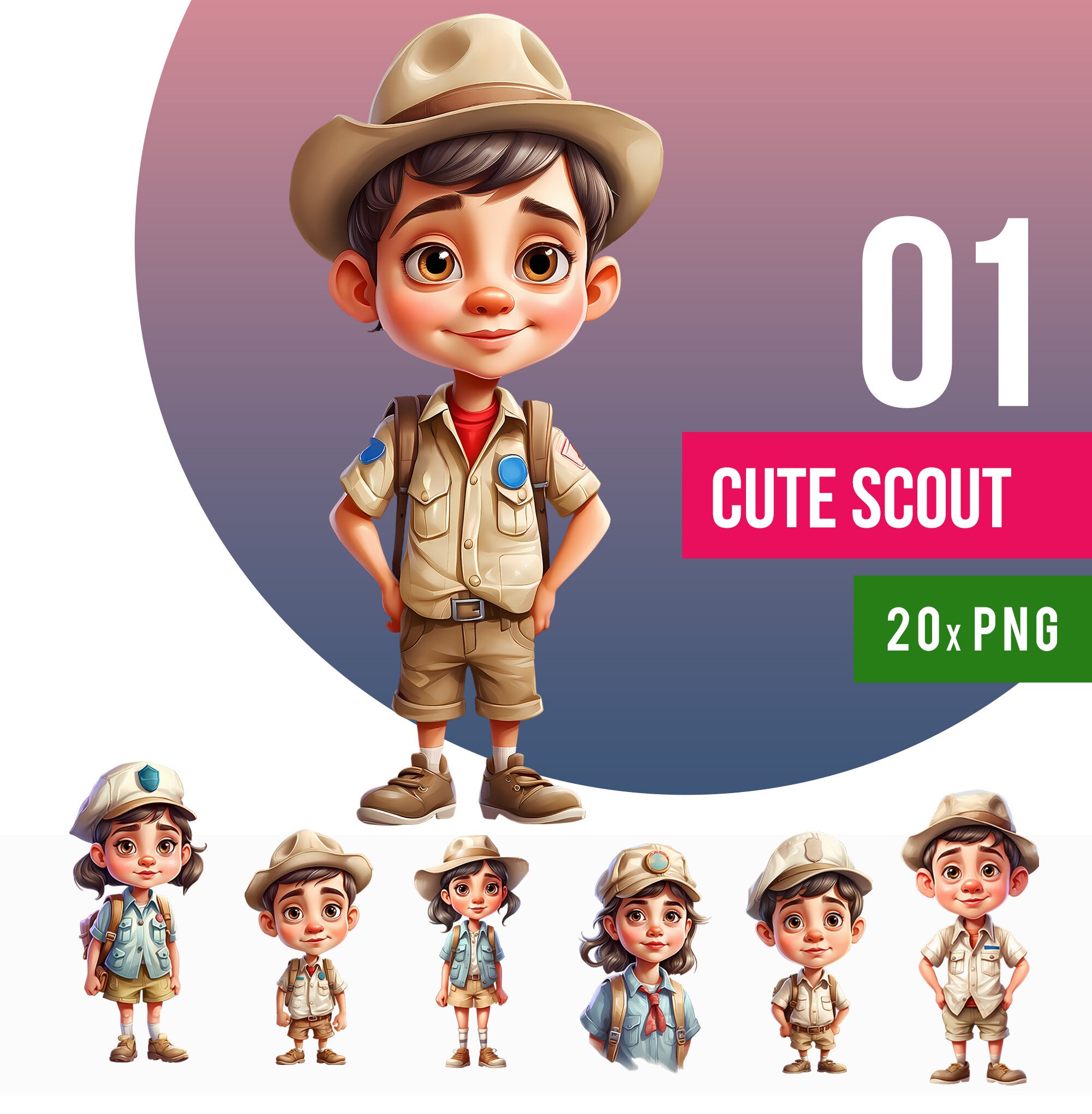 Boy Scout, Girl Scout, Clipart Png, Cub Scout, Png Files for ...