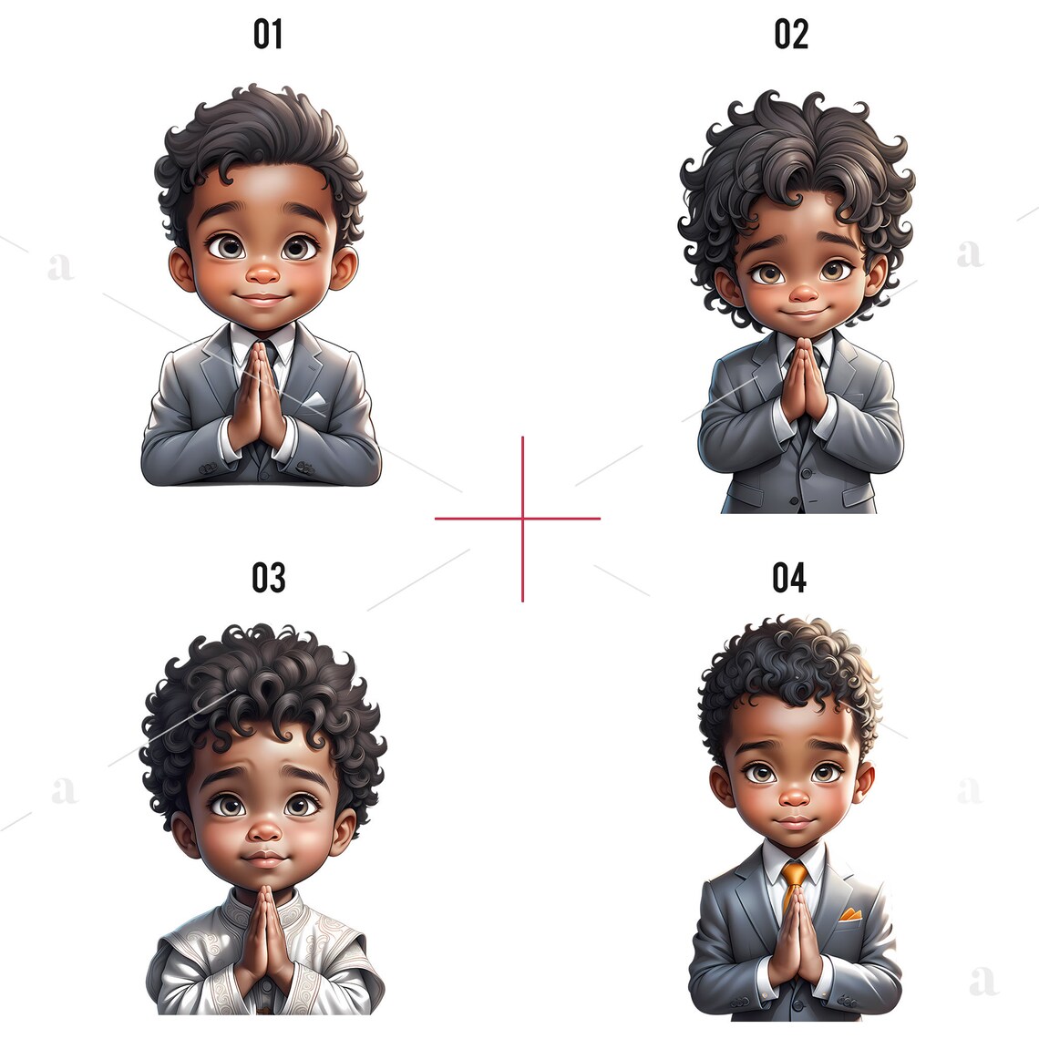 Joyful Boy Praying Clipart, Religious Black Boy Pray, Children Png, God ...