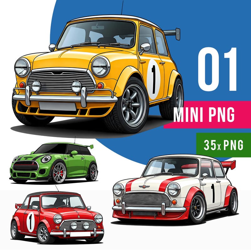 Mini Cooper Graphic Design - Etsy
