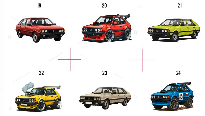 Retro Polish Car Clipart, FSO Polonez PRL, Vintage Auto PNG, Classic ...