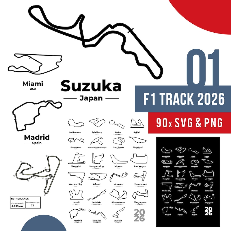 Formula 1 Art Tracks - Etsy