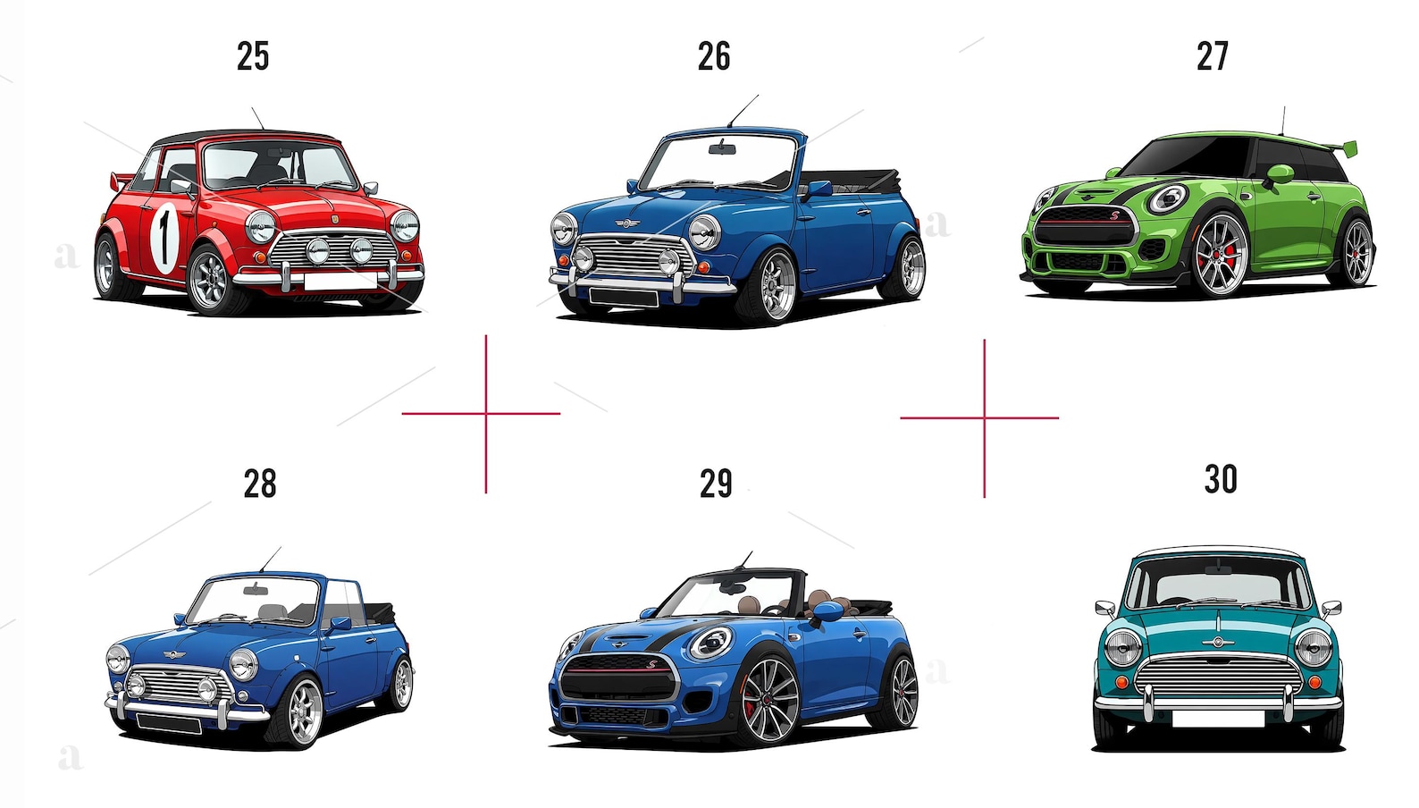 Mini Morris Car Clipart PNG, Mini Cooper, Digital Download, Sport ...