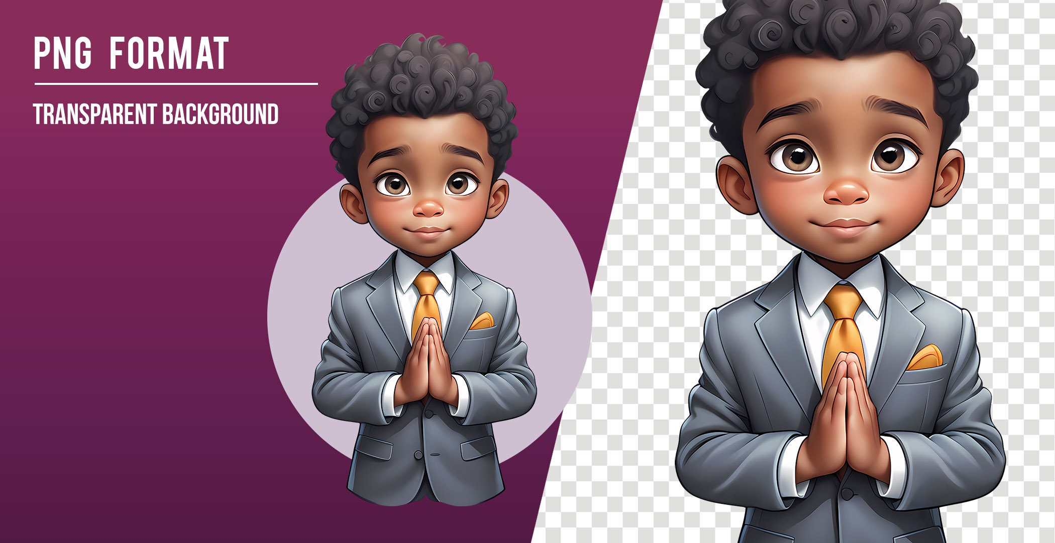 Joyful Boy Praying Clipart, Religious Black Boy Pray, Children Png, God ...