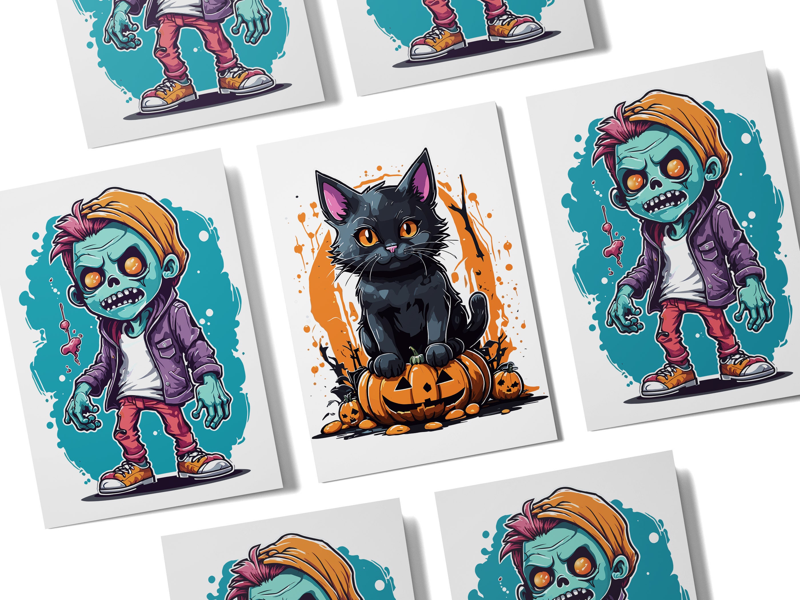 Halloween SVG Clipart PNG for Tshirt and Mug Digital File - Etsy